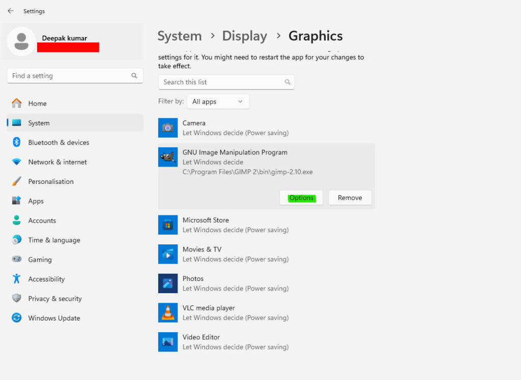 How to setup default GPU for apps in Windows 11 - AllTricks